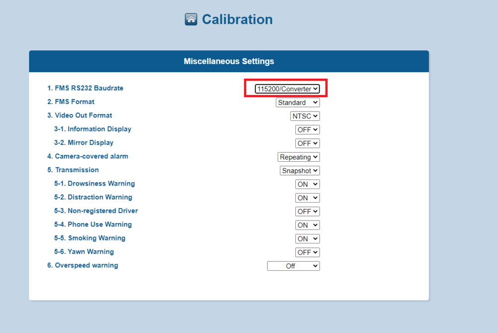 DSM Calibration - Teltonika Telematics Wiki