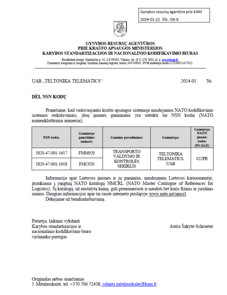 FMC920 NSN - Teltonika Telematics Wiki