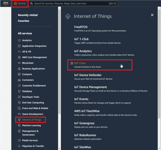 Getting Started with AWS IoT Core - Wiki Knowledge Base | Teltonika GPS