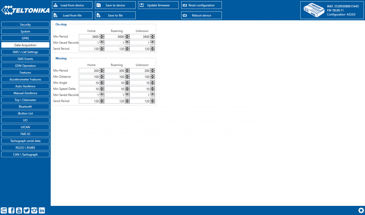 FMB641 Data acquisition settings - Teltonika Telematics Wiki