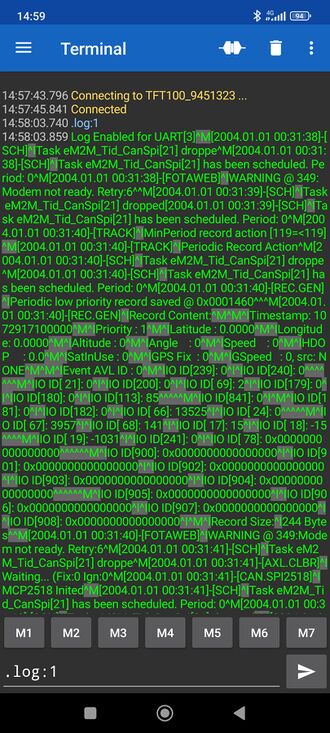 How to debug device over Android smartphone - Teltonika Telematics Wiki