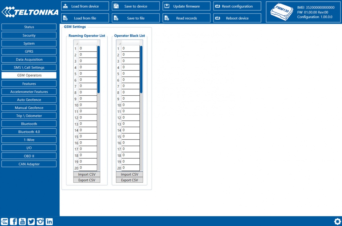 FMM130 GSM Operators settings - Teltonika Telematics Wiki