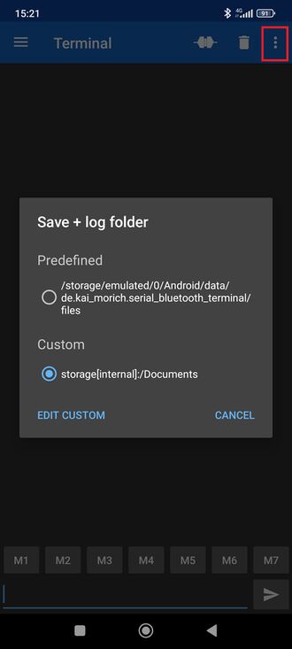 How to debug device over Android smartphone - Teltonika Telematics Wiki