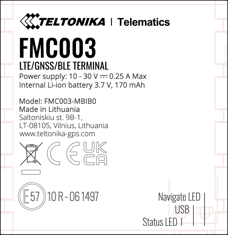 FMC003 Product Change Notifications - Teltonika Telematics Wiki