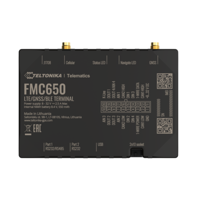 FMC650 Promotional Material - Wiki Knowledge Base | Teltonika GPS