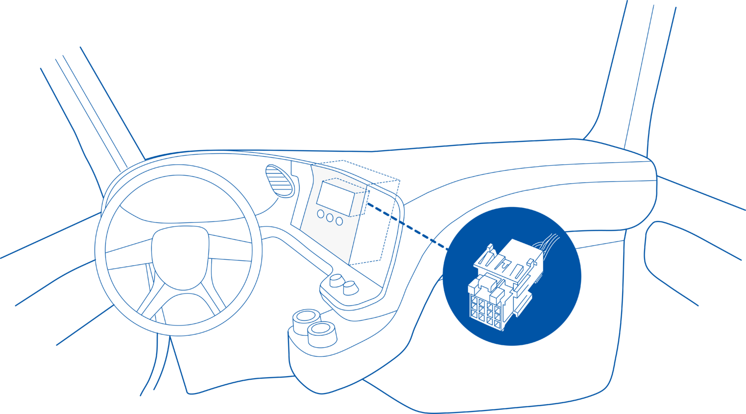 How to connect FMB640 with FMS Cable - Teltonika Telematics Wiki