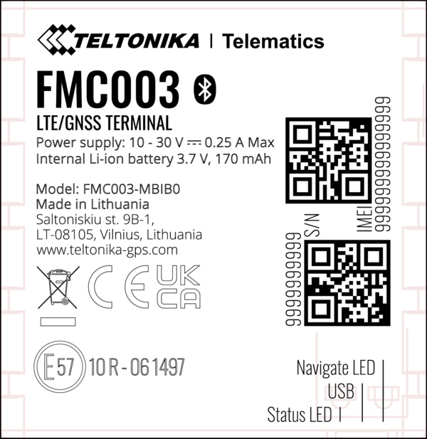 FMC003 Product Change Notifications - Teltonika Telematics Wiki