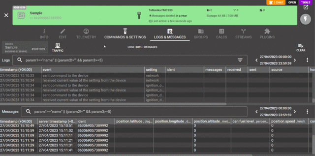 File:Sending GPRS command via flespi.gif - Teltonika Telematics Wiki